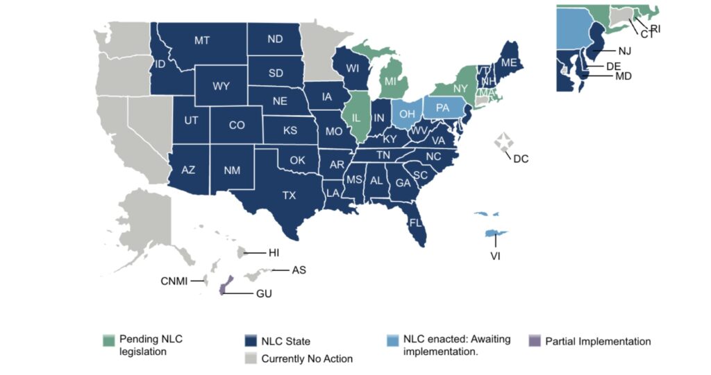 Nursing Compact States - Stability Healthcare